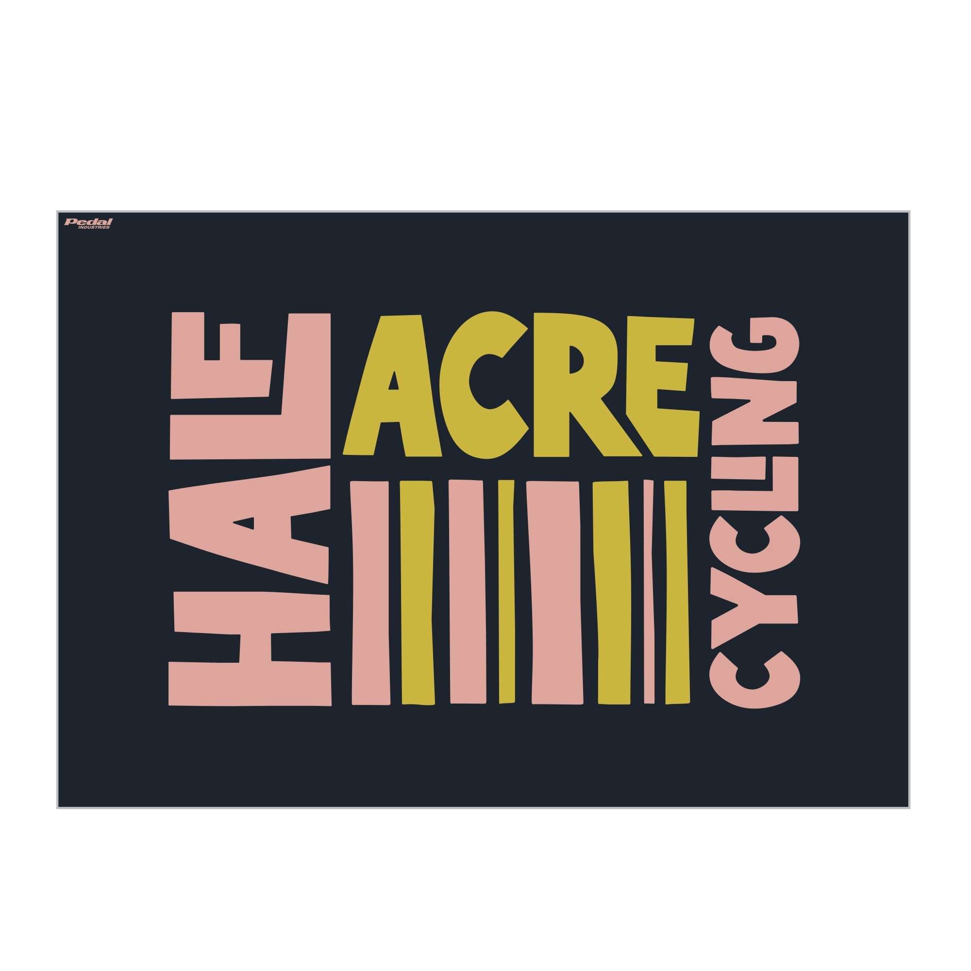 Half Acre Cycling 2023 Back Wall 10 x 10 – PEDAL Industries