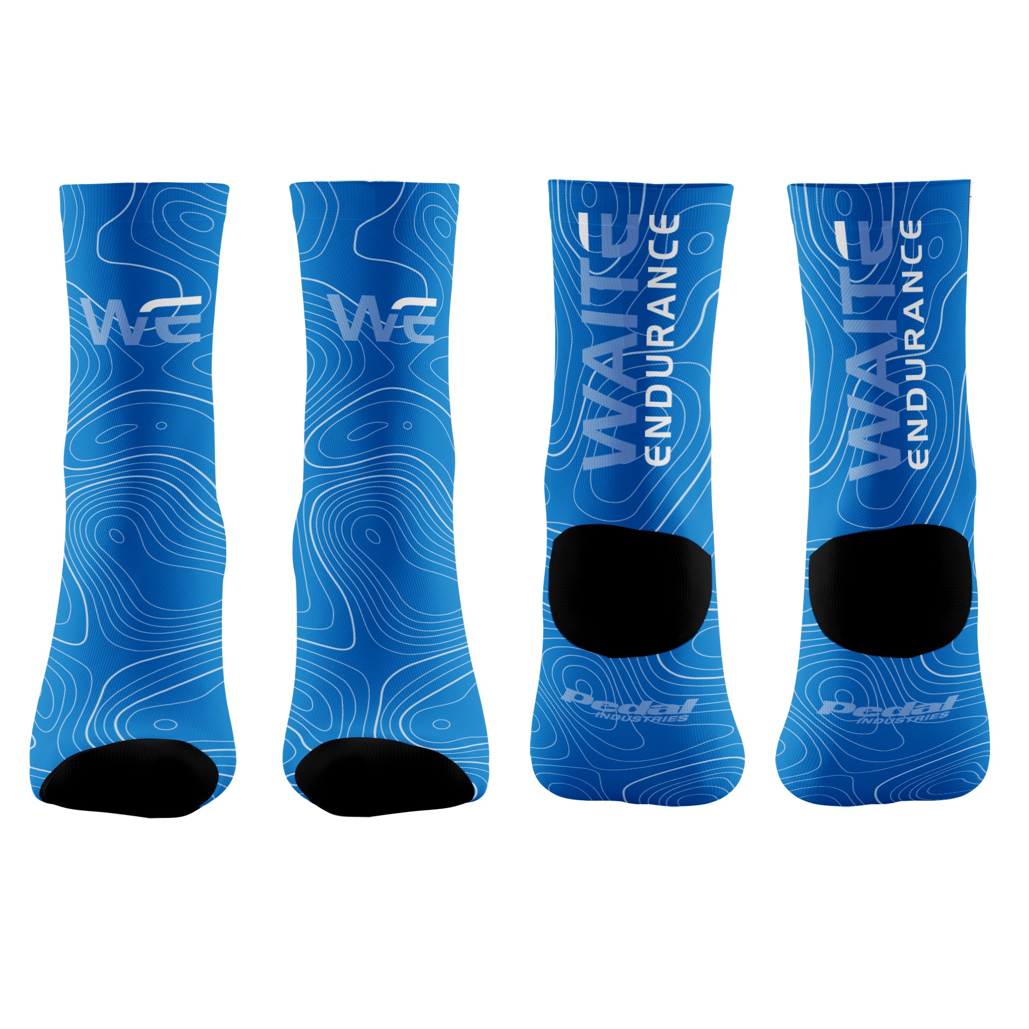 Waite Endurance 2023 SUBLIMATED SOCK BLUE – PEDAL Industries