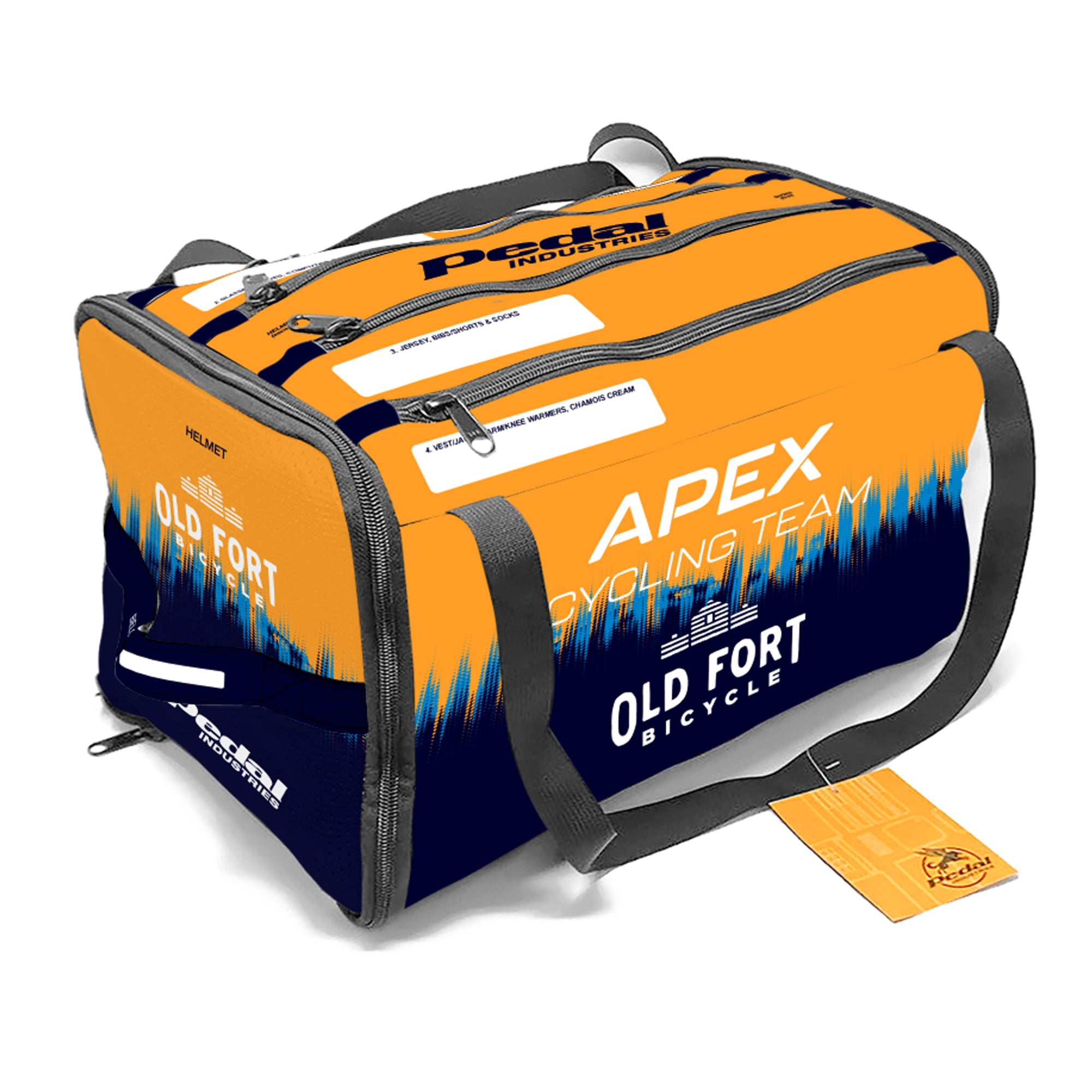 Apex Cycling 2024 CYCLING RACEDAY BAG Bundle TEAM – PEDAL Industries