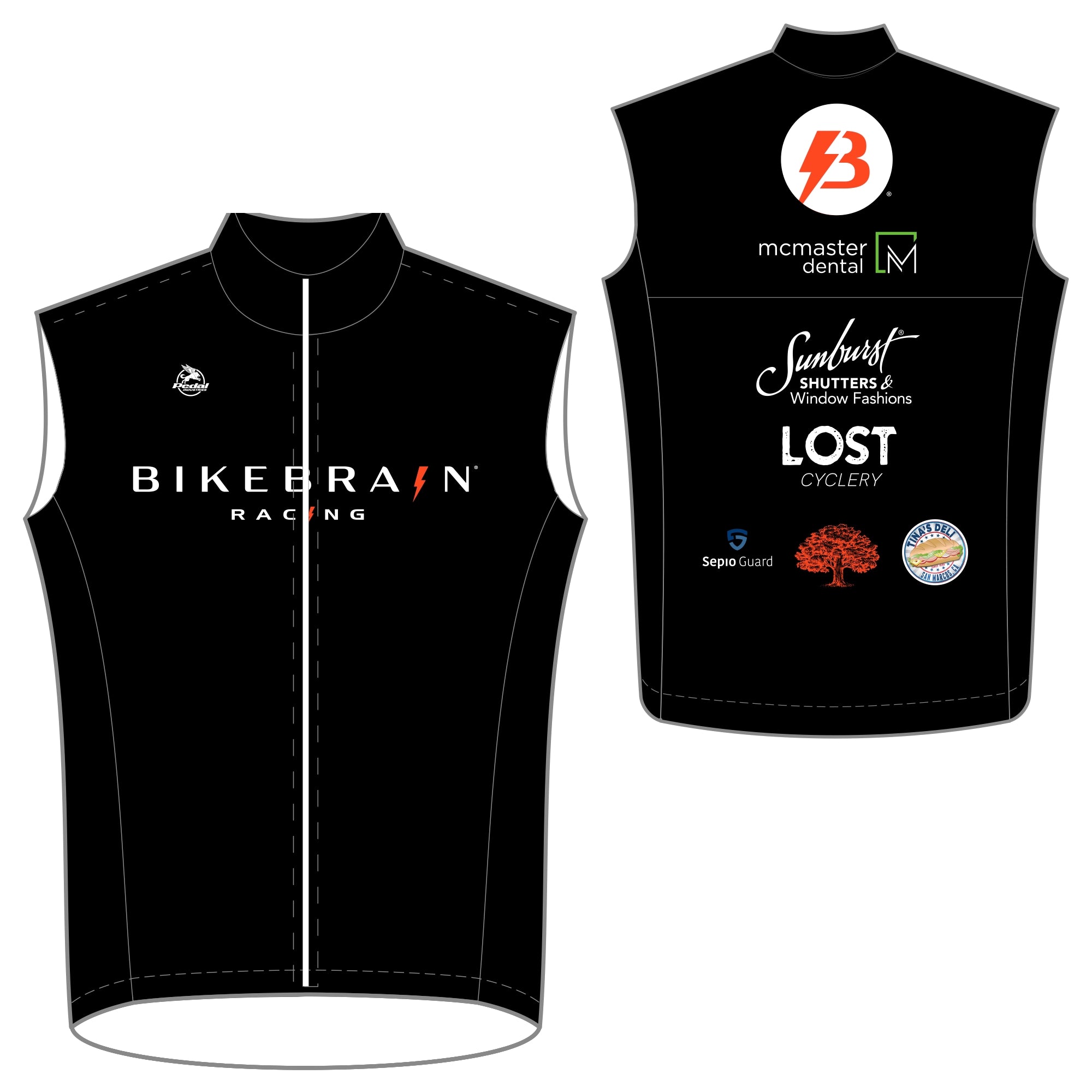 Bike Brain 2023 Race VEST – PEDAL Industries