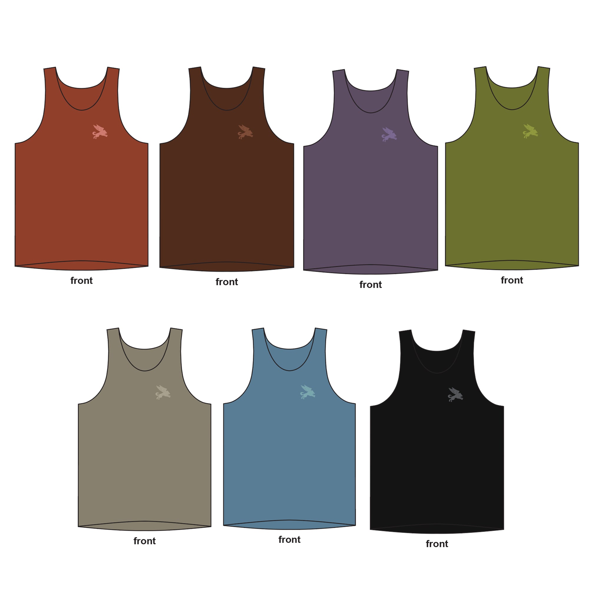 CHROMA RUNNING MEN'S Singlet ISD ( 7 Color Variants ) – PEDAL Industries