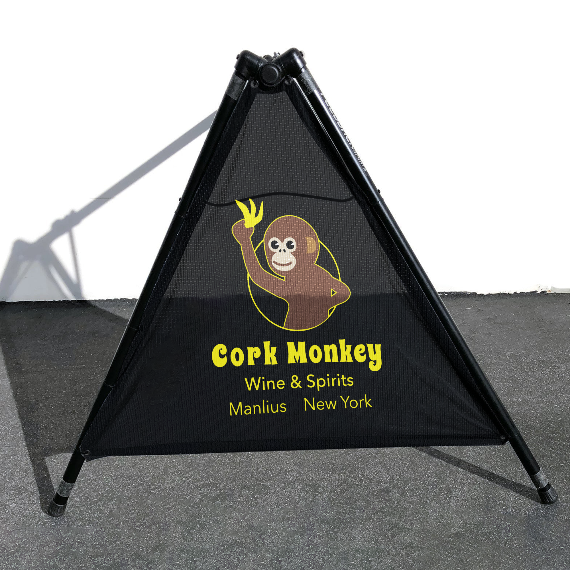 Cork Monkey 2024 Bike Rack Banners (Set of 2 Mesh Banners) – PEDAL ...