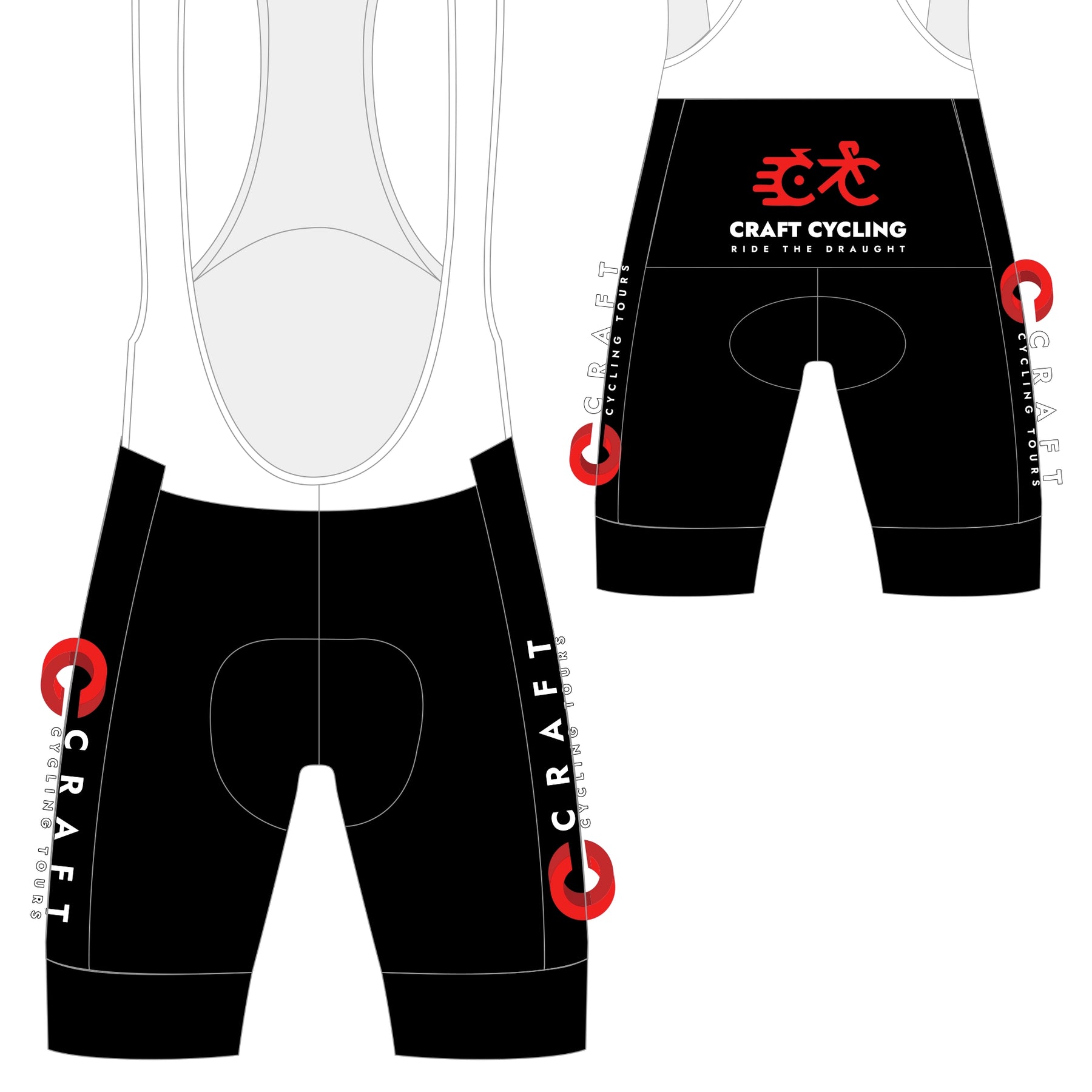 Craft Cycling Tours 2023 PRO BIB 2.0 – PEDAL Industries