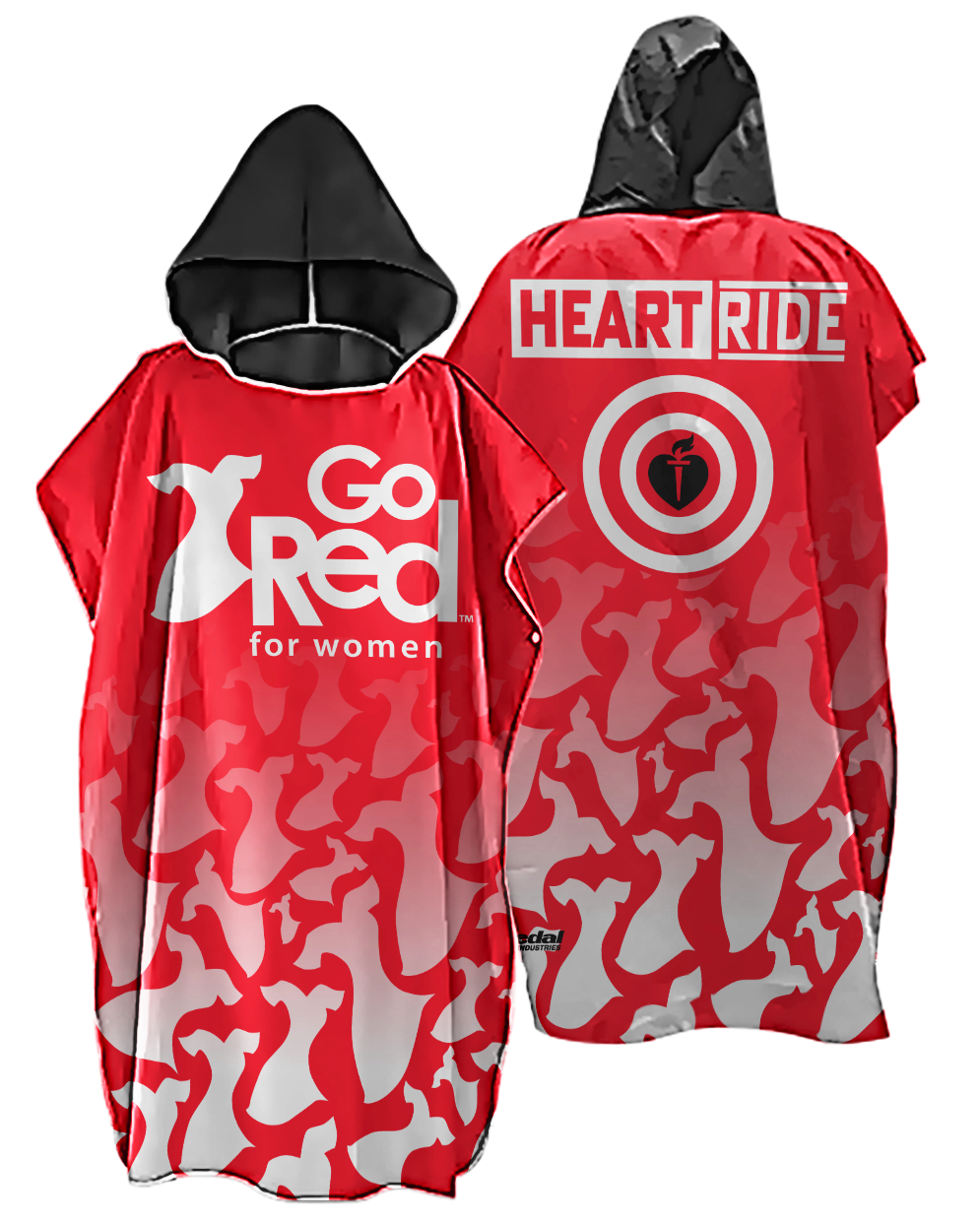 Go Red for Women Heart Ride 2023 CHANGING PONCHO 3.0 – PEDAL Industries
