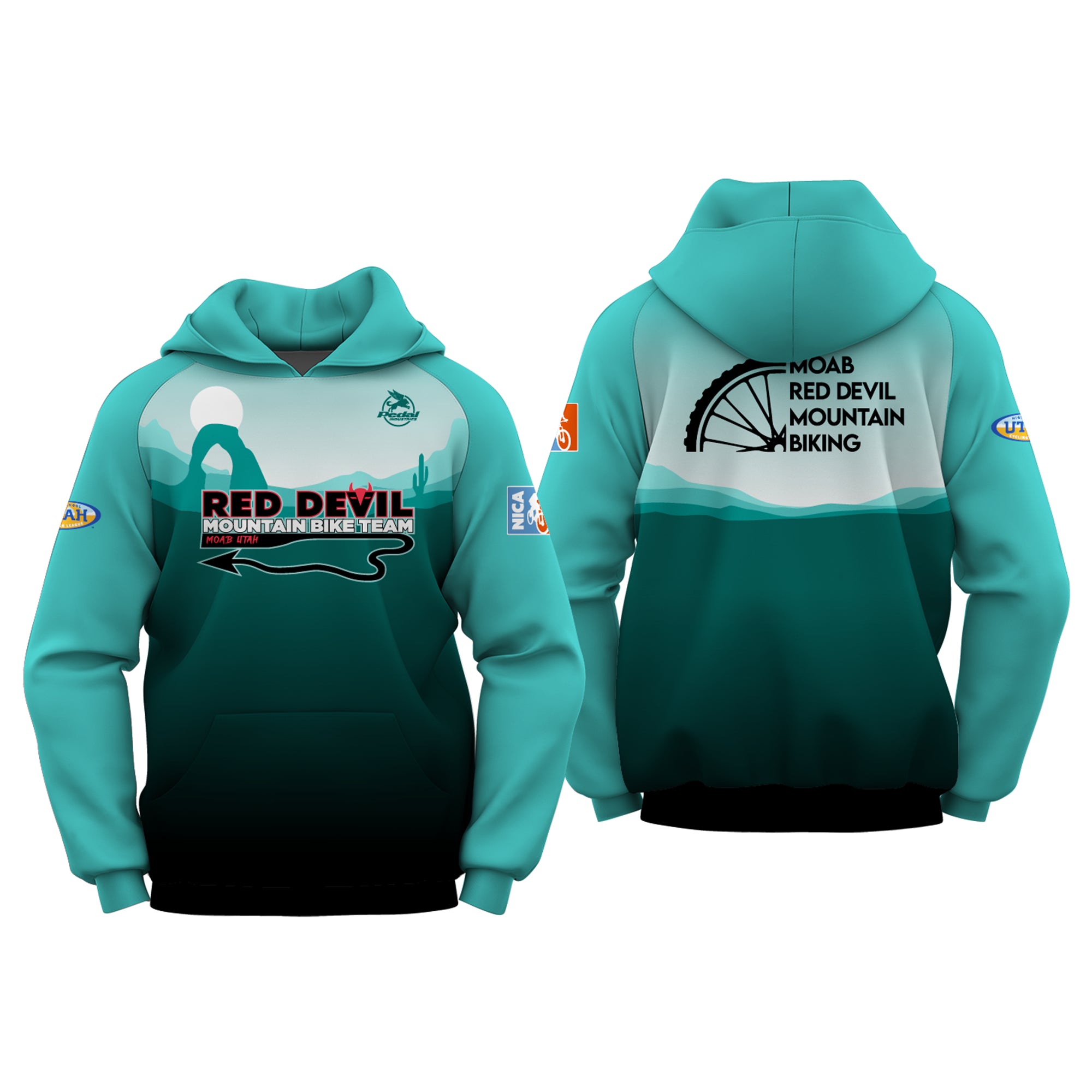 Moab Red Devils 2025 TECH HOODIE – PEDAL Industries