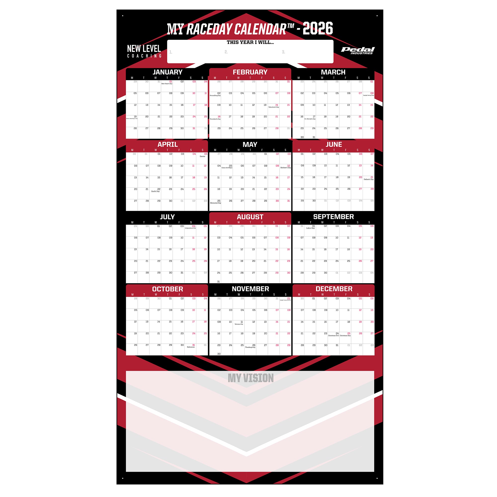 Nashville Local Cycling 2026 GIANT MY RACEDAY CALENDAR – PEDAL Industries