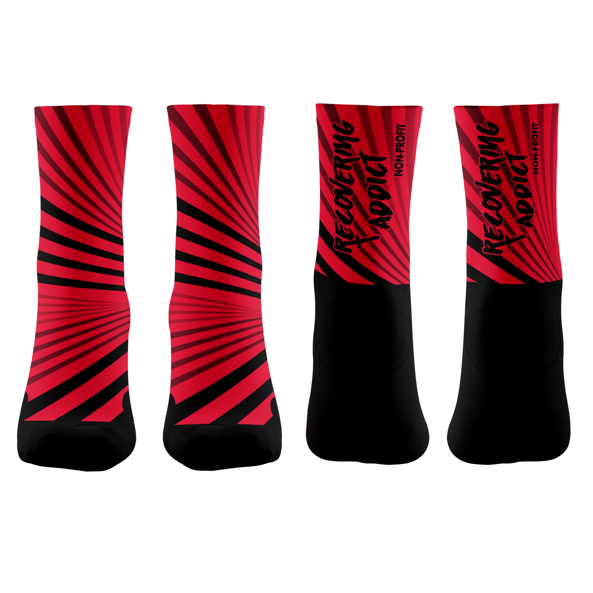 Recovering Addict 2024 SUBLIMATED SOCK – PEDAL Industries