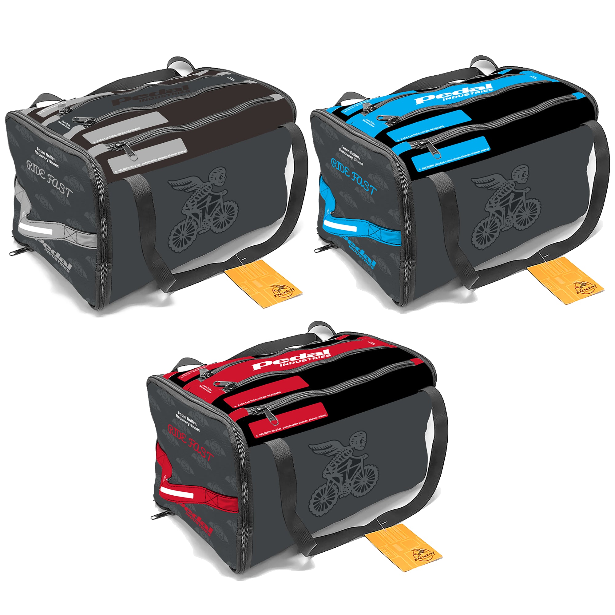 All Ride Fast or Die RUNNING RACEDAY BAG™ ISD – PEDAL Industries