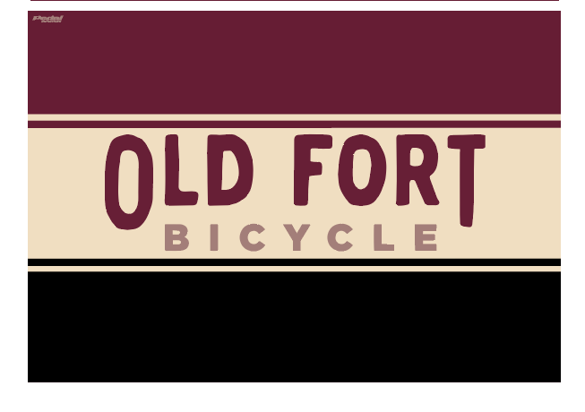Old Fort Bicycle 2024 Back Wall 10 x 10 – PEDAL Industries