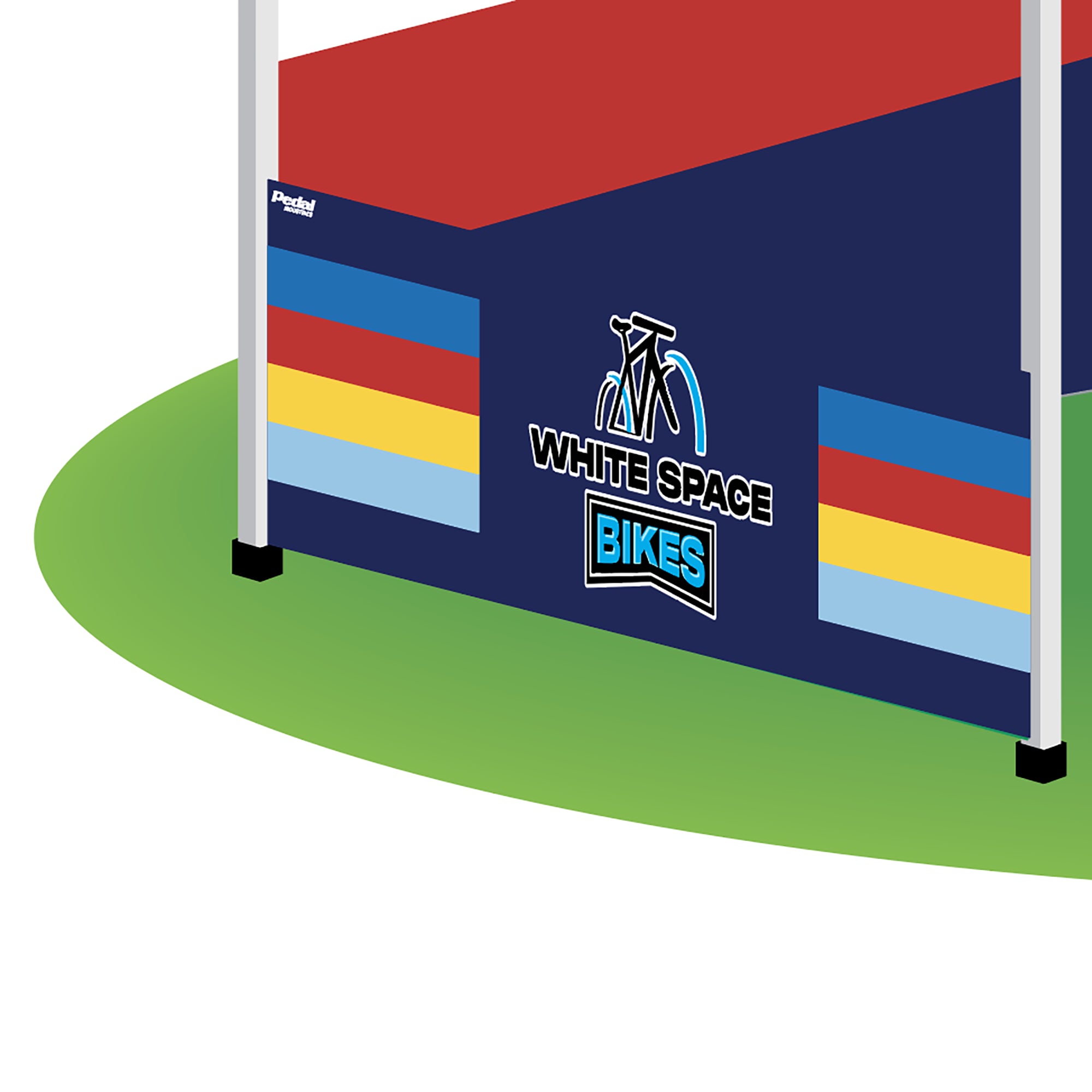 White Space Bikes 2025 Side Wall (set of 2 Side Walls) – PEDAL Industries