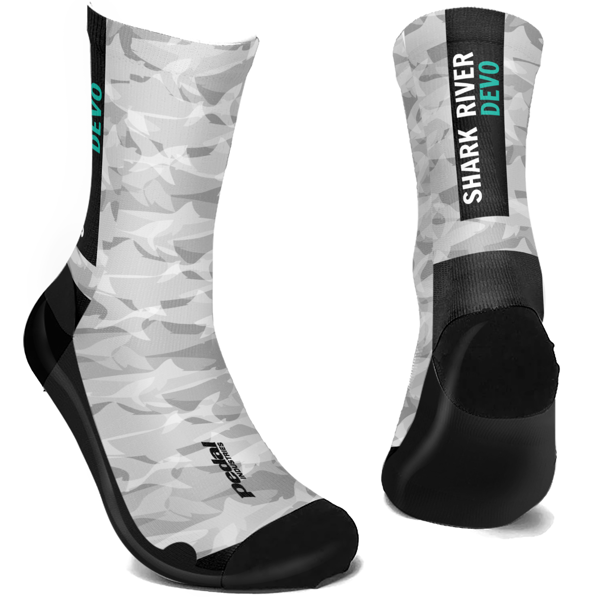 Shark River Devo 2025 SUBLIMATED SOCK – PEDAL Industries