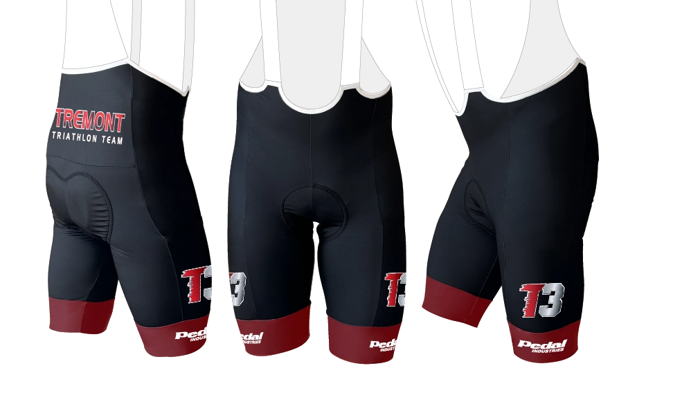 T3 Triathlon Club 2025 MEN'S PRO BIB 2.5 – PEDAL Industries