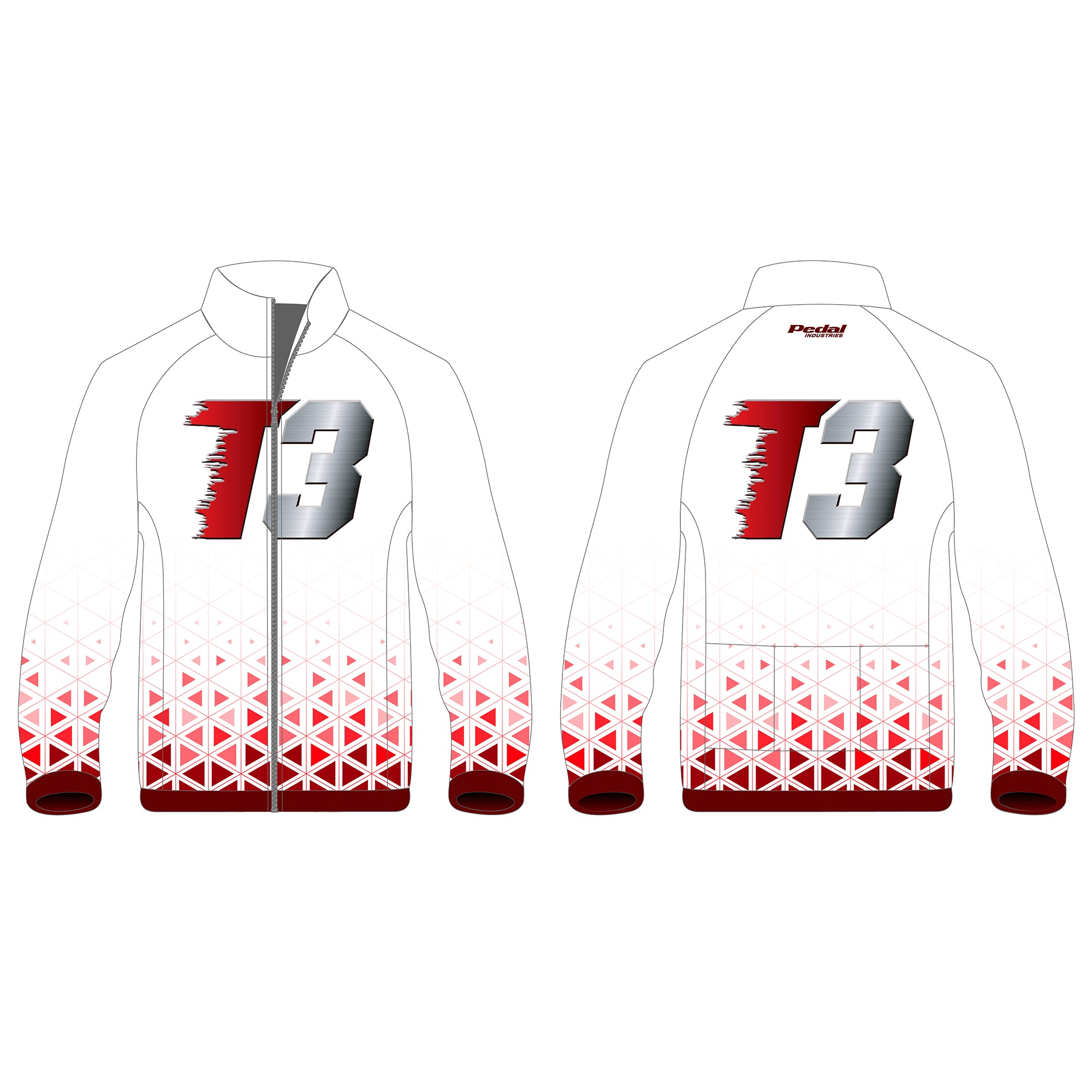 T3 Triathlon Club 2025 KOM JACKET 2.0 – PEDAL Industries