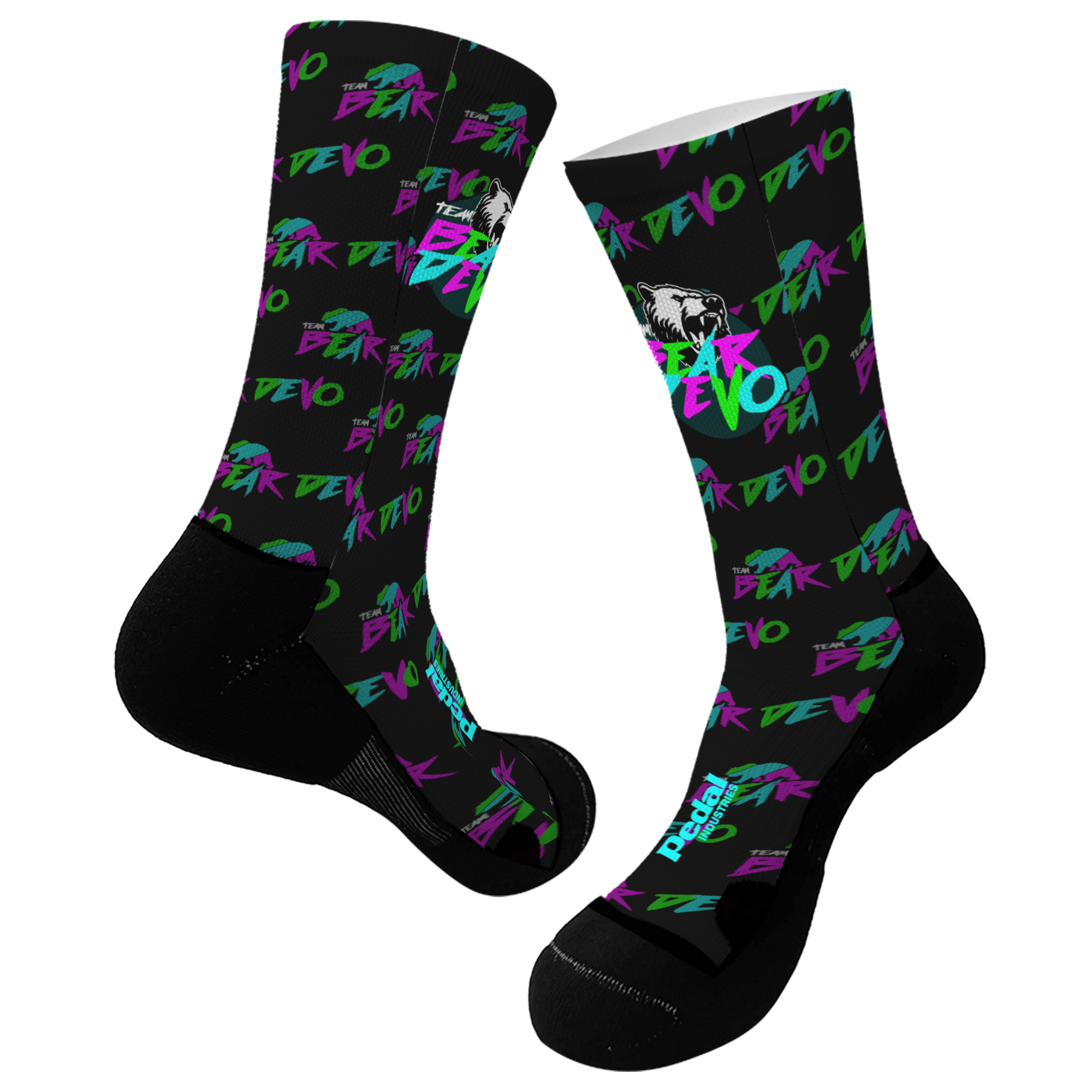 Team Bear Devo 2025 SUBLIMATED SOCK – PEDAL Industries