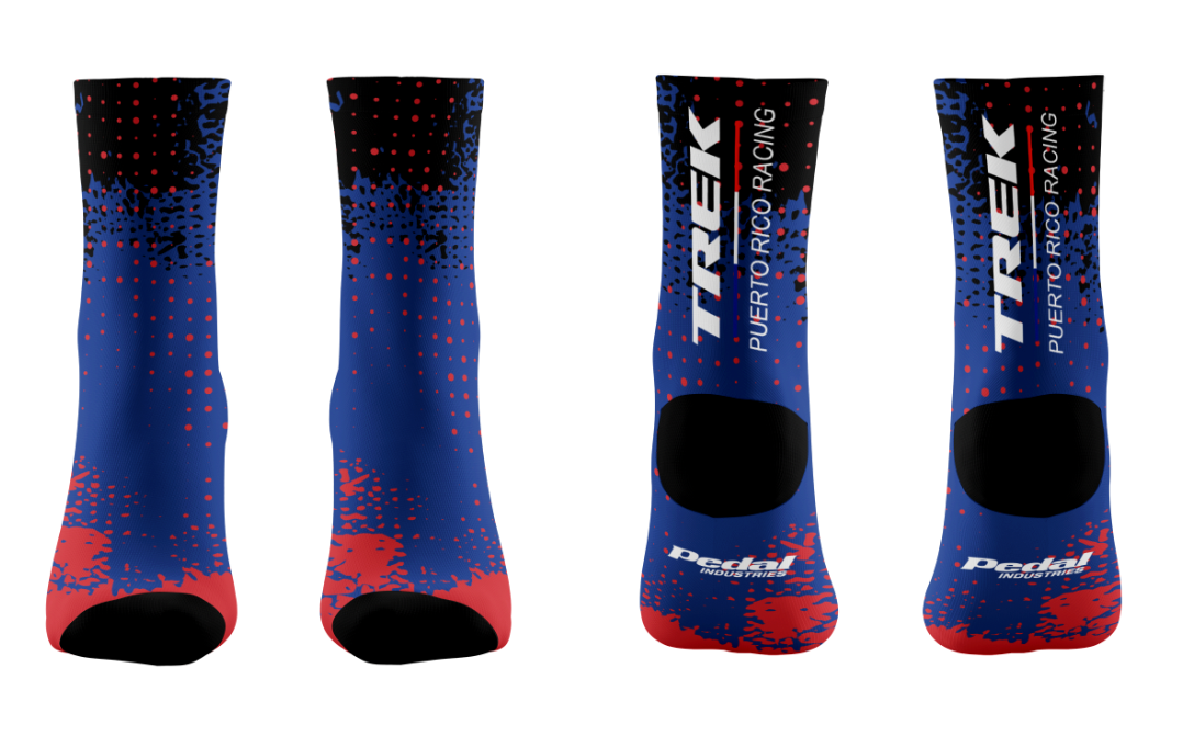 Trek Puerto Rico Racing 2023 SUBLIMATED SOCK – PEDAL Industries