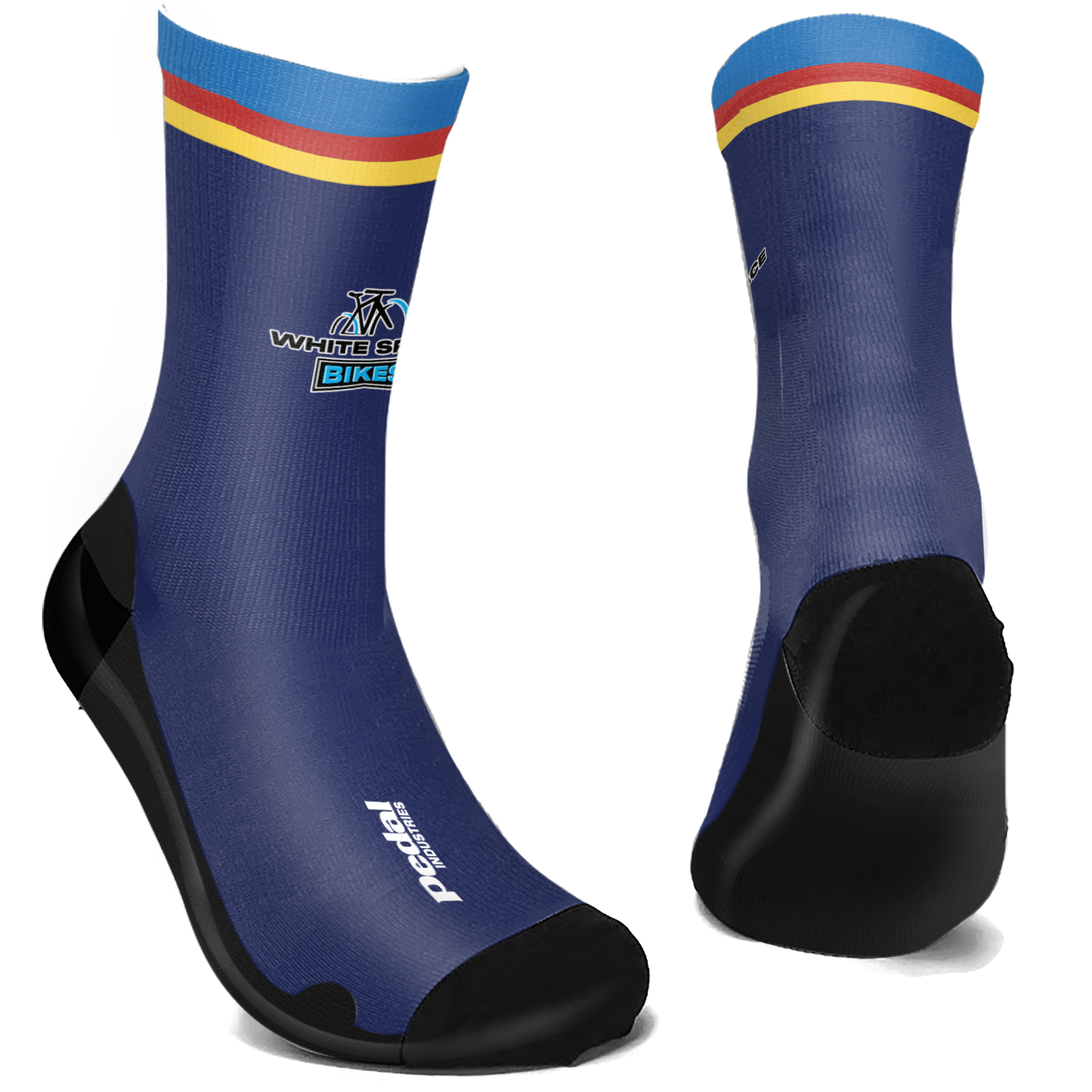 White Space Bikes 2025 SUBLIMATED SOCK BLUE – PEDAL Industries