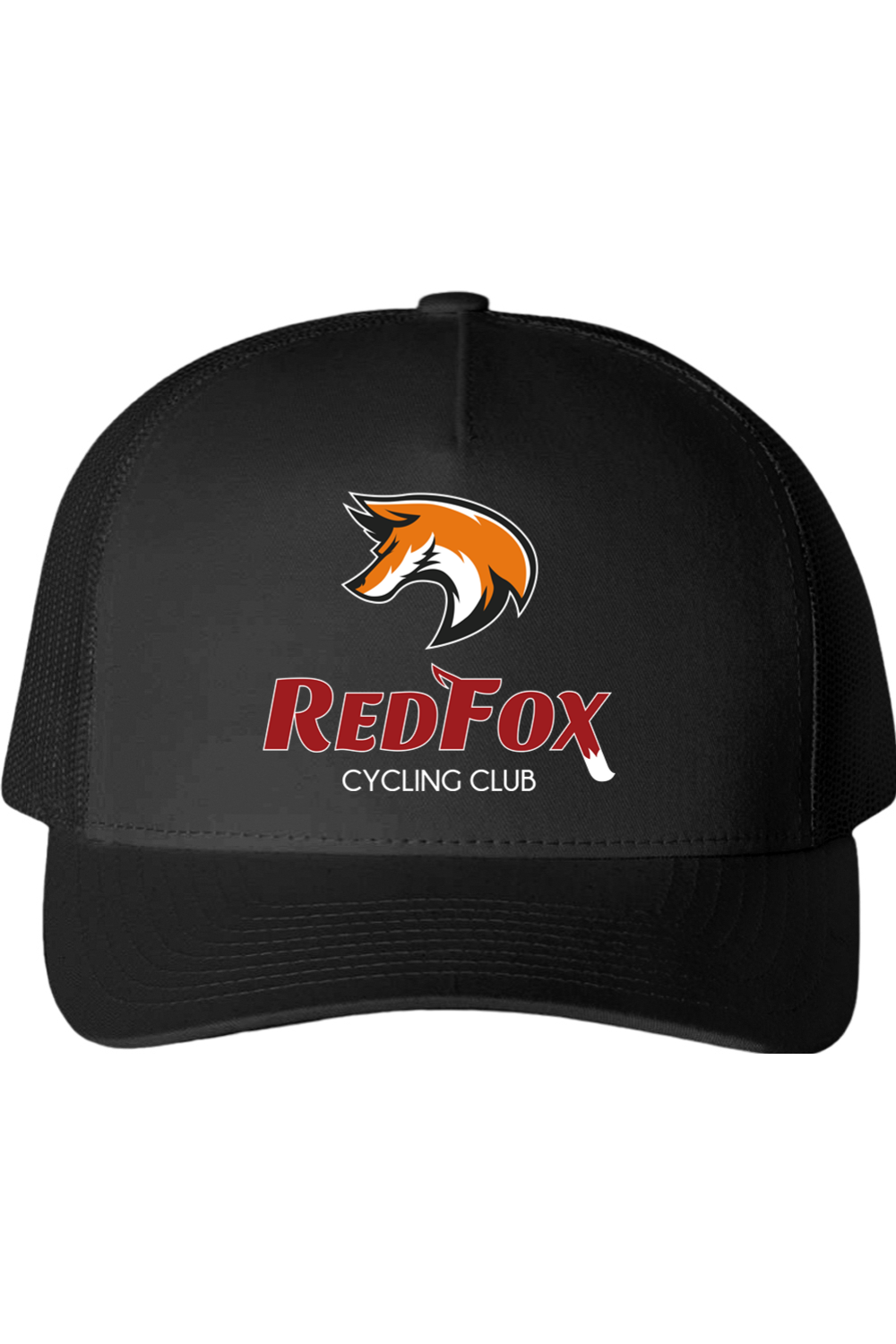 Red Fox Cycling Club 2026 Five-Panel Retro Trucker Cap (FE)