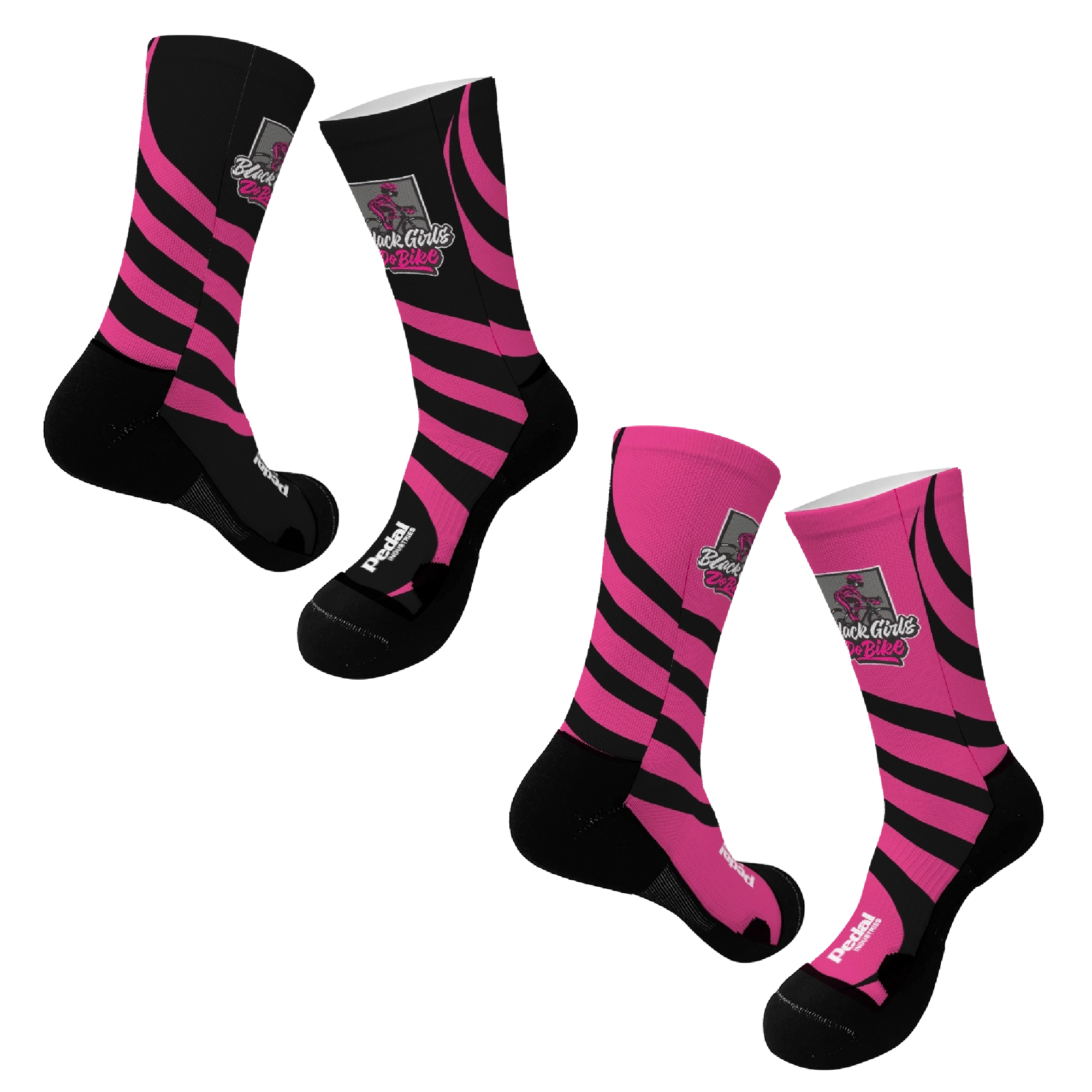 Black Girls Do Bike 2022 SUBLIMATED SOCK – PEDAL Industries